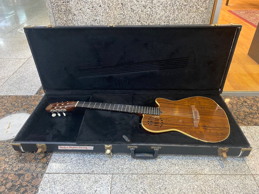 Godin Multiac ACS SA Rosewood Nylon Electric Guitar,Semi Hollow,Light ...