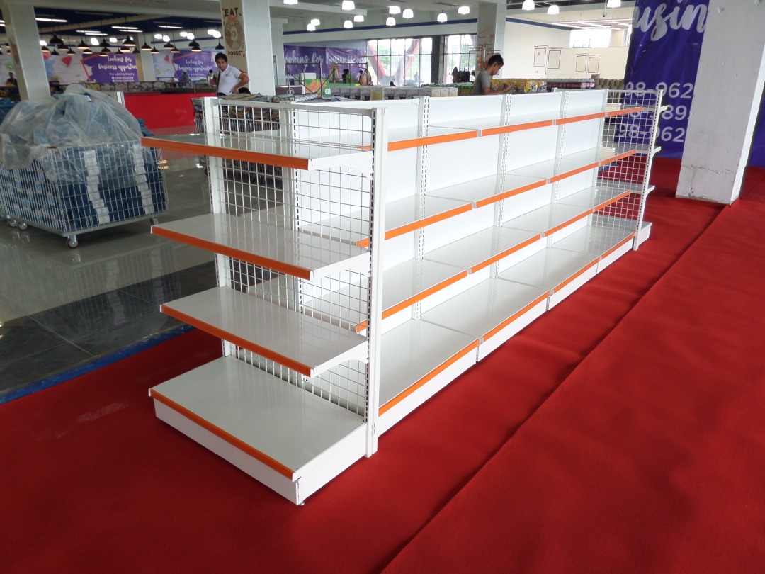 Gondola Racks Grocery - Polycarbonate and Mesh Backing, Furniture ...