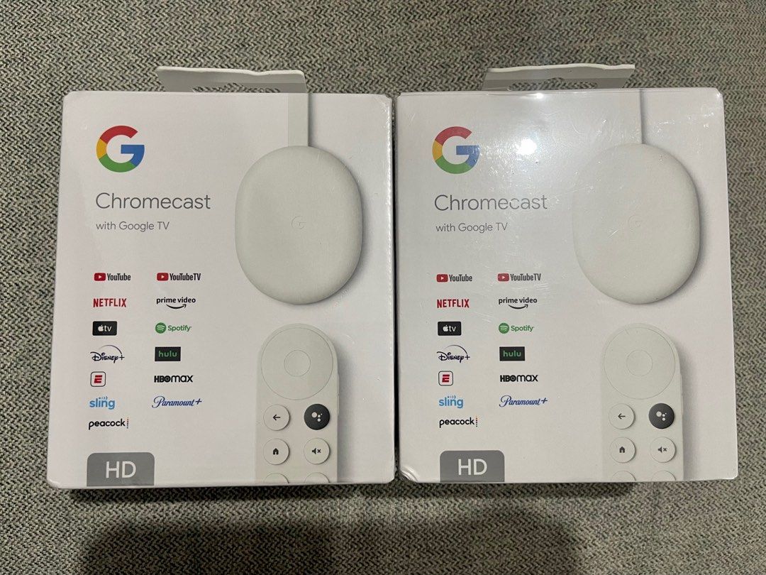 Google Chromecast 4th Gen HD with Google TV, TV & Home Appliances, TV ...