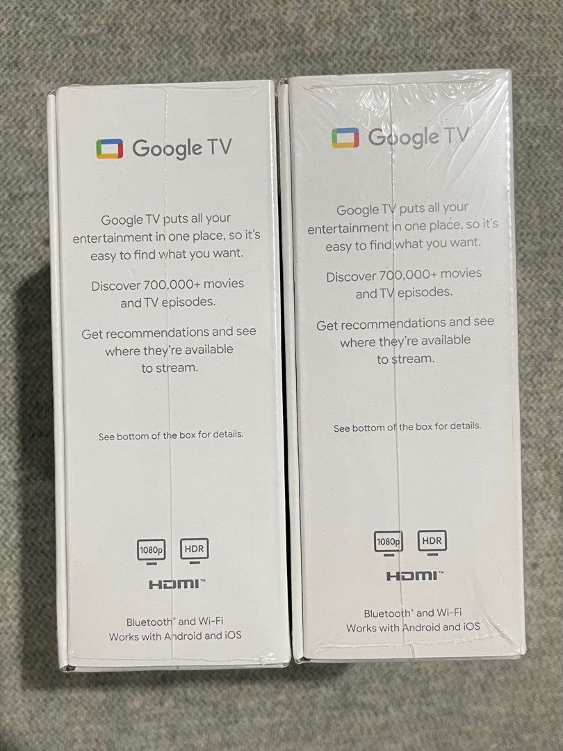 Google Chromecast 4th Gen HD with Google TV, TV & Home Appliances, TV ...