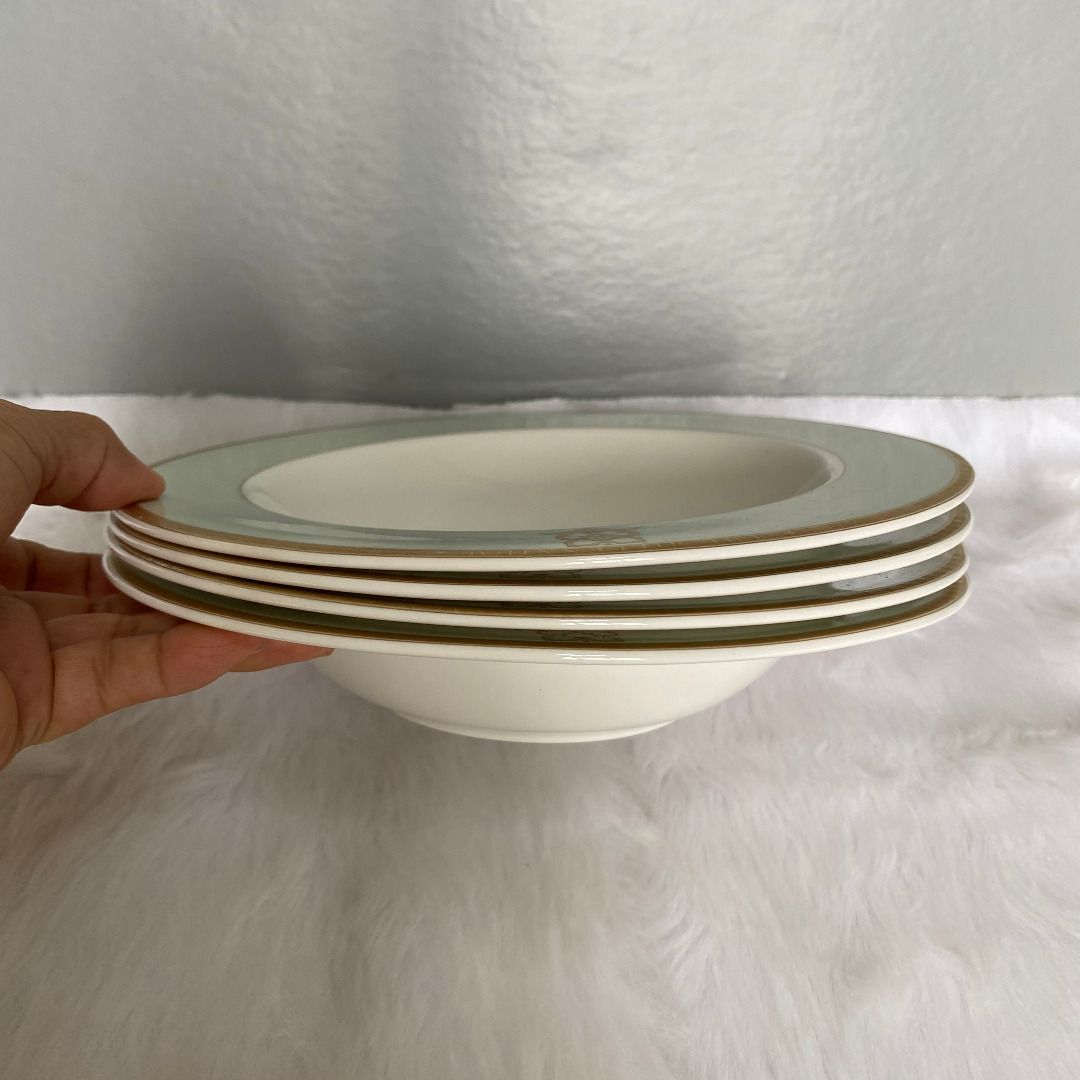 Hankook Museum Collection Light Green Pasta Plate Bowl, Furniture ...