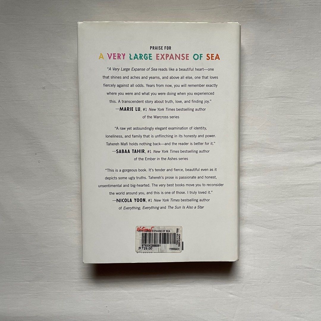 (Hardbound) A Very Large Expanse of Sea by Tahereh Mafi, Hobbies & Toys, Books & Magazines ...