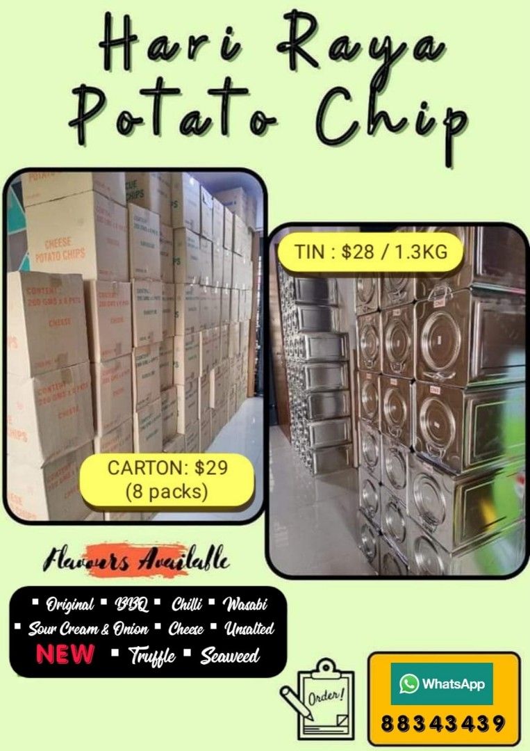 Hari Raya Potato Chips (Pls read n understand details), Food & Drinks ...