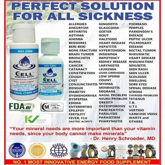 HCI CMD IONIC Mineral, Health & Nutrition, Health Supplements, Health ... HCI CMD IONIC Mineral, Health & Nutrition, Health Supplements, Health ...