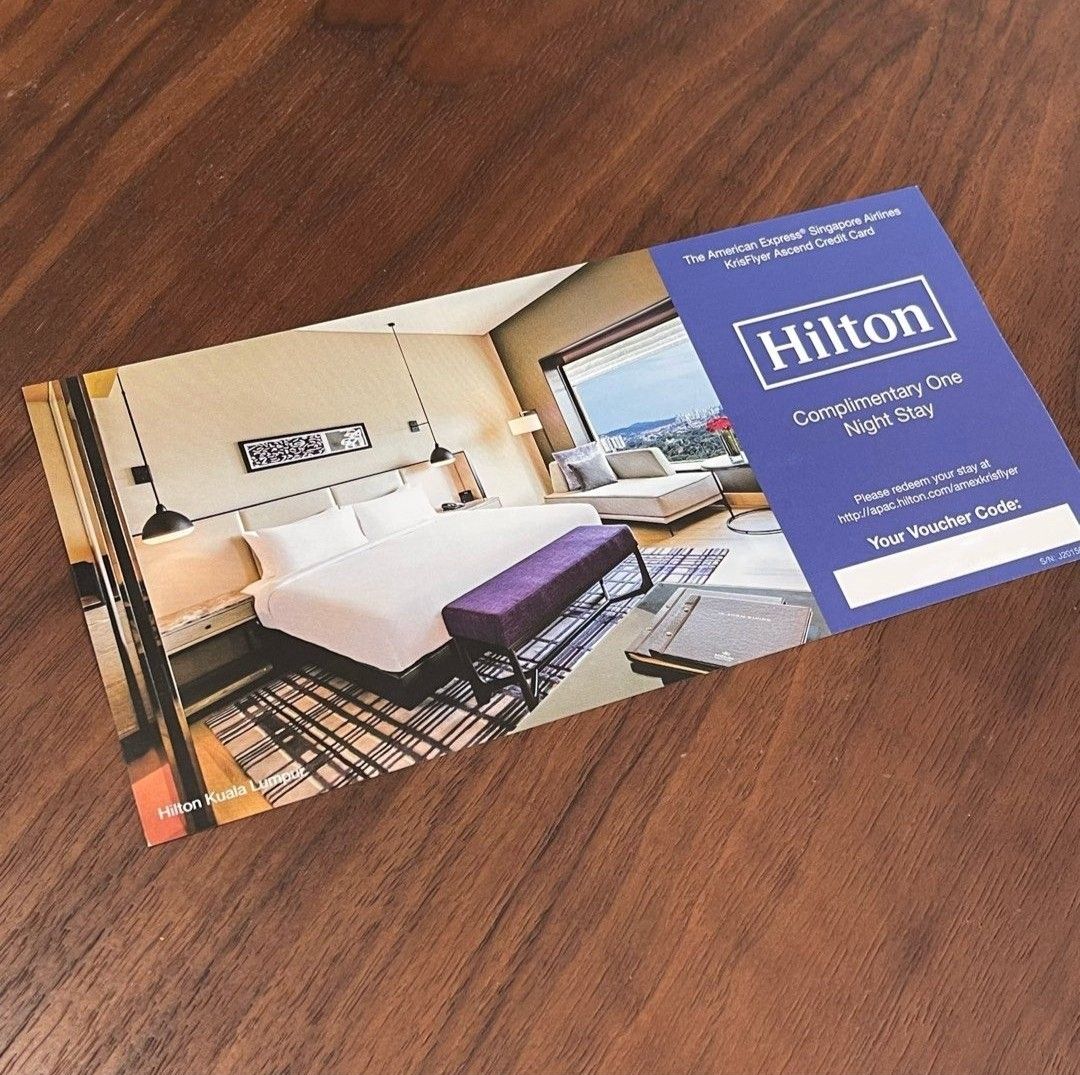 Hilton Hotel Voucher, Tickets & Vouchers, Vouchers on Carousell