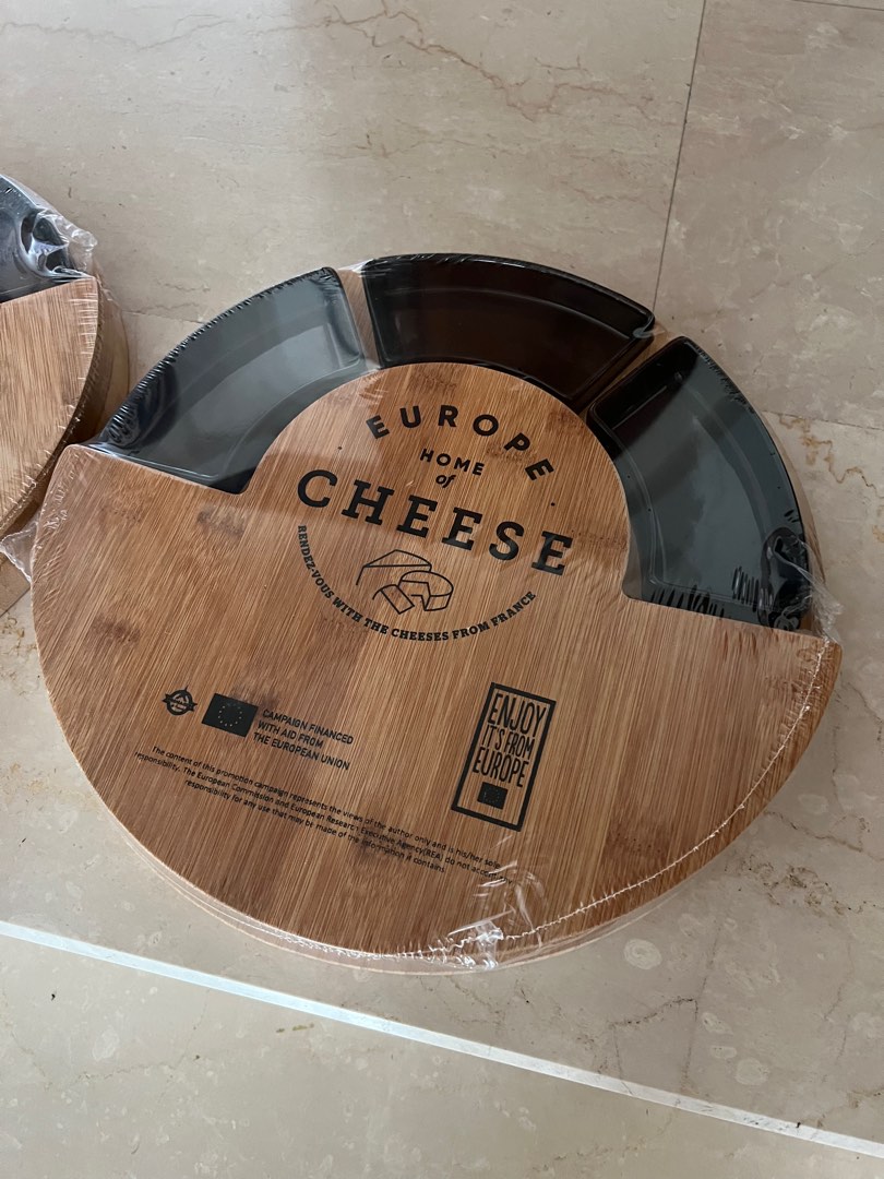 Home of cheese cutting board with cheese plating, Furniture & Home ...
