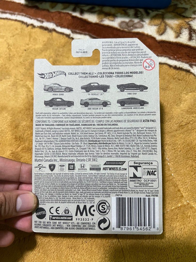 Hot Wheels GTR R35 Fast & Furious Fast Five, Hobbies & Toys, Toys ...