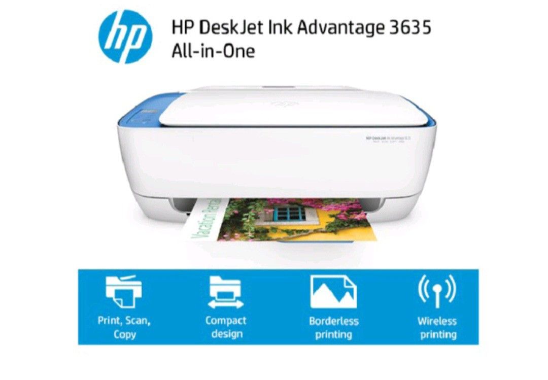 HP Deskjet ink Advantage 3635, Electronics, Computer Parts ...