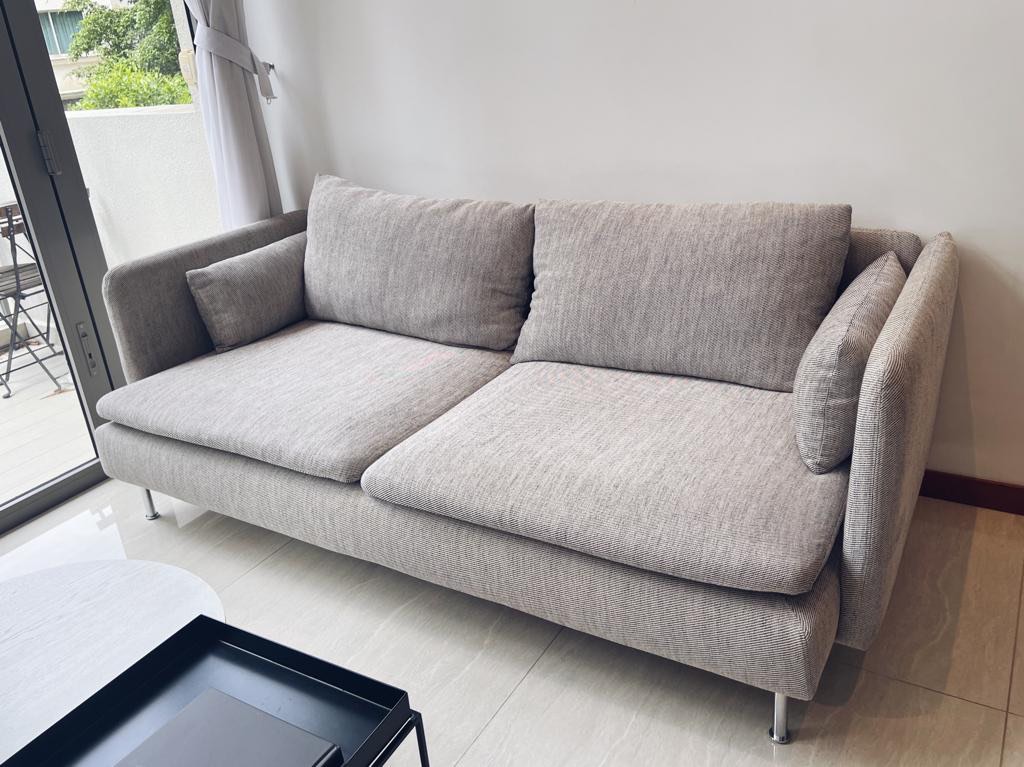 IKEA Soderhamn Sofa in Grey, Furniture & Home Living, Furniture, Sofas ...