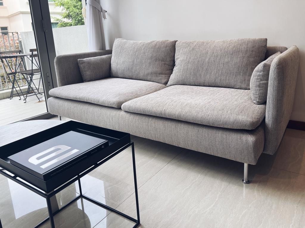 IKEA Soderhamn Sofa in Grey, Furniture & Home Living, Furniture, Sofas ...