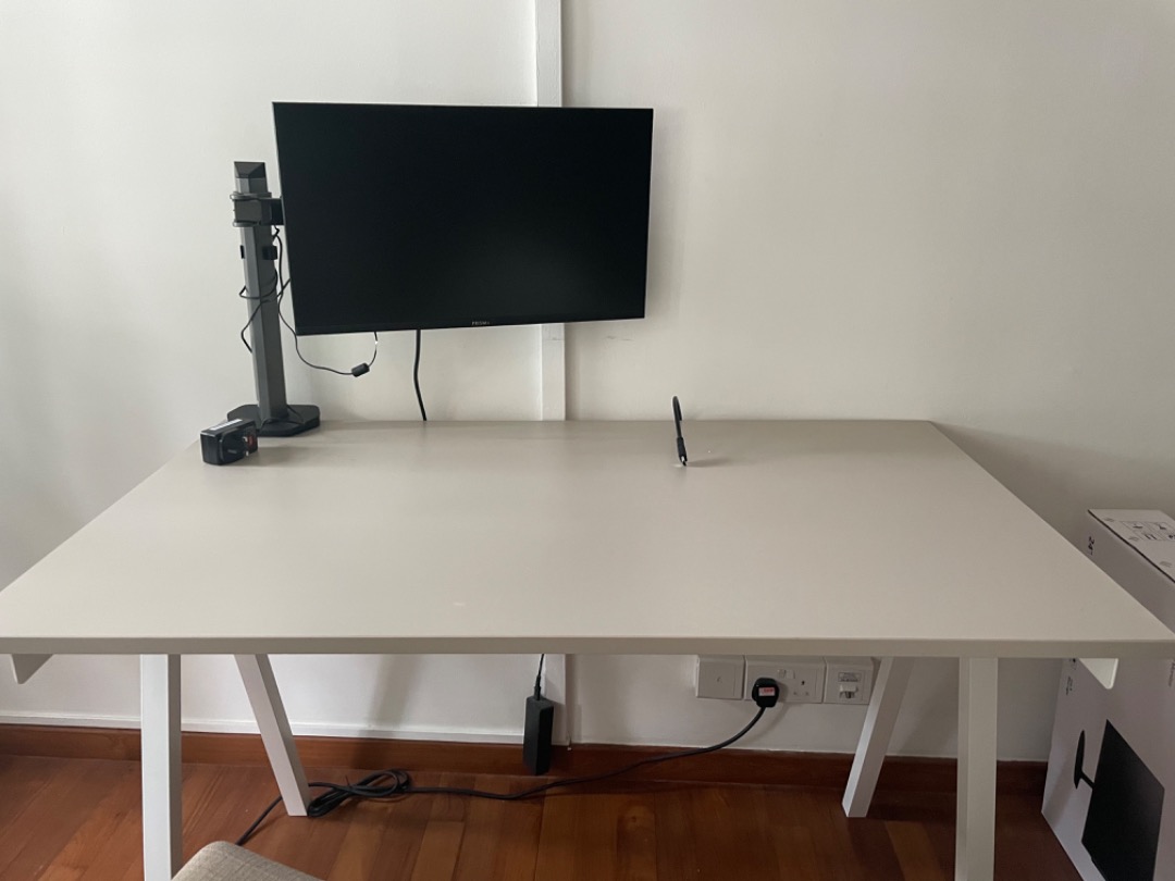 IKEA STUDY TABLE/computer table, Furniture & Home Living, Furniture ...