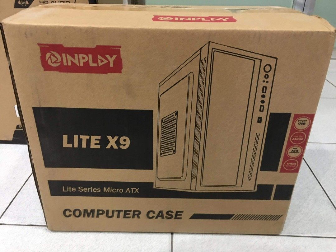Inplay Lite X9 Micro ATX Mini ITX PC Case with 200W PSU, Computers ...