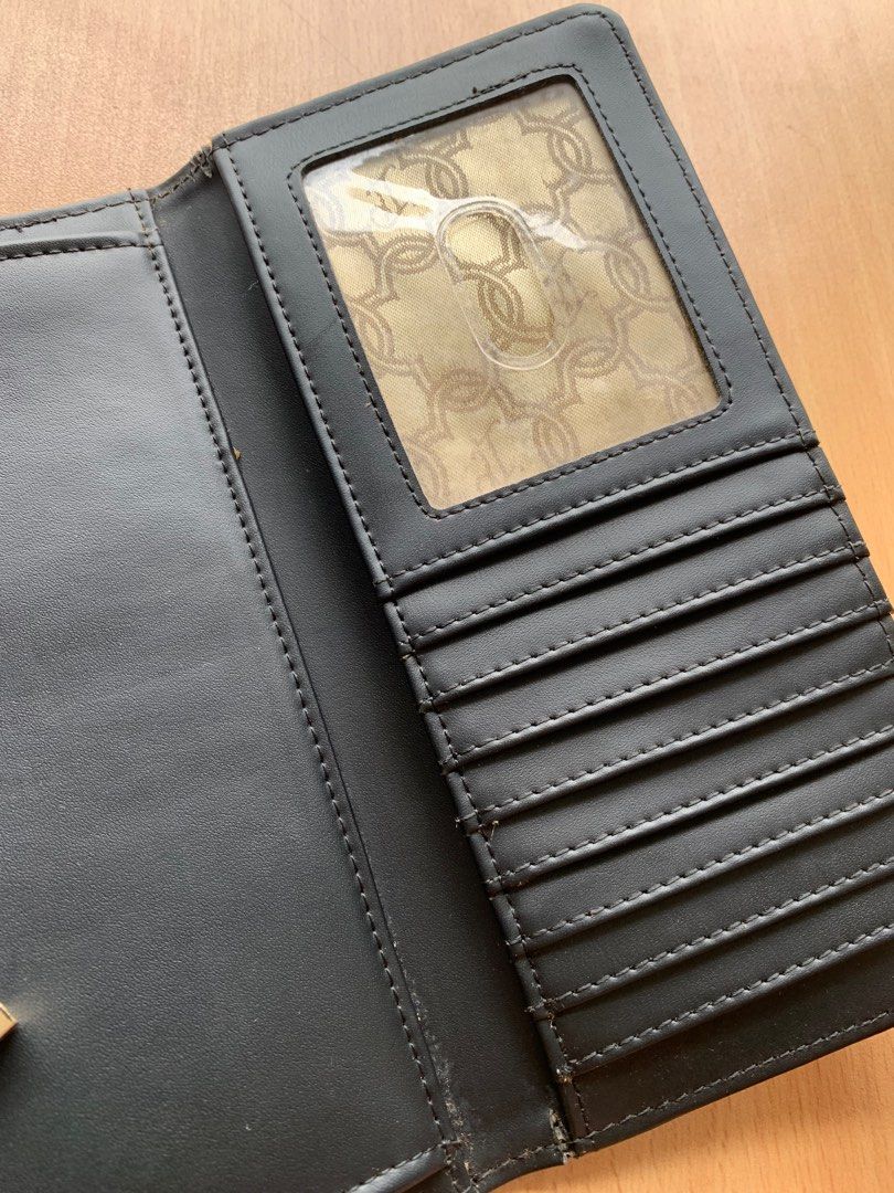 Ivanka Trump Leather Black Long Wallet, Women's Fashion, Bags & Wallets ...