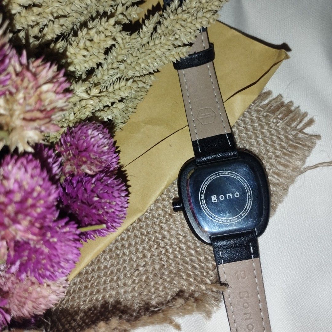 Jam Tangan - Bono Watch Siena Dark Black Original, Women's Fashion ...