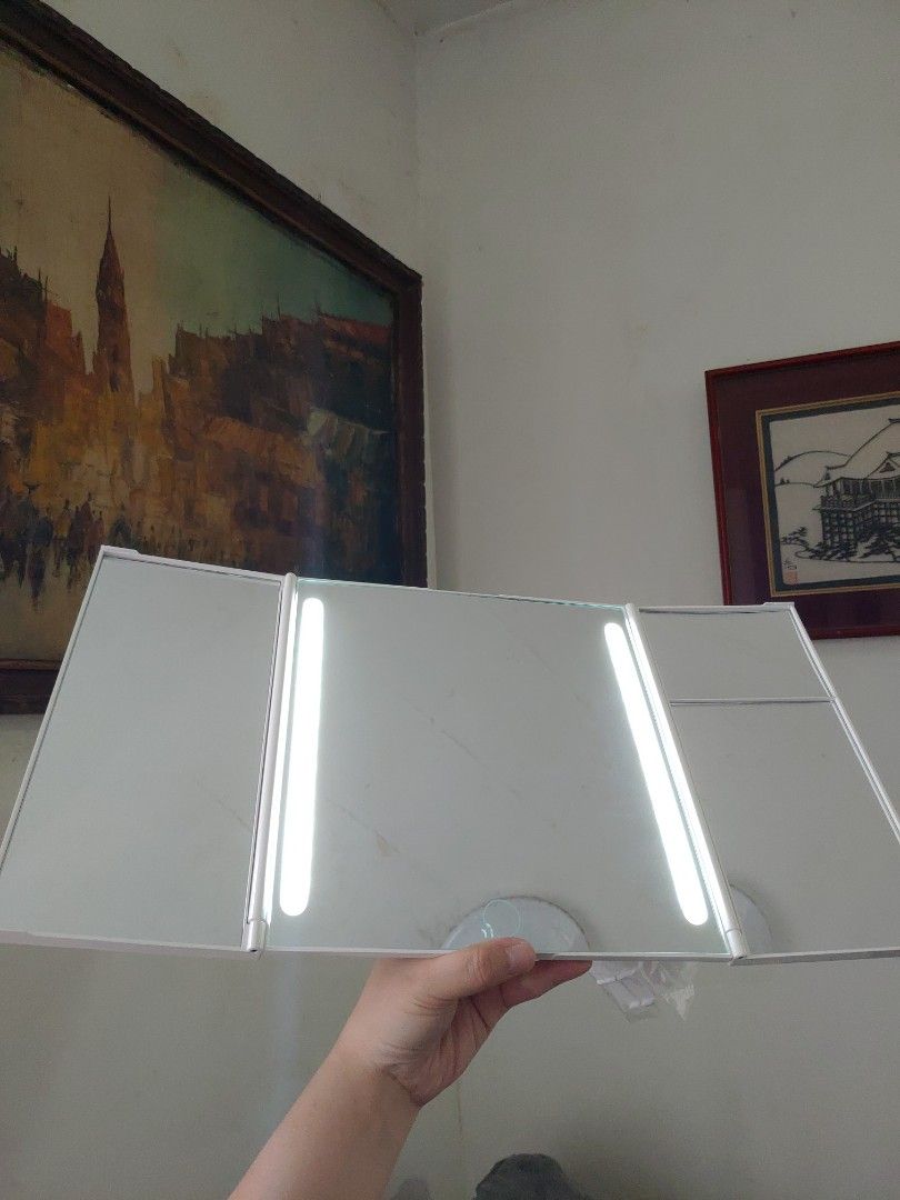 Japan Mirror with lights, Furniture & Home Living, Home Decor, Mirrors ...