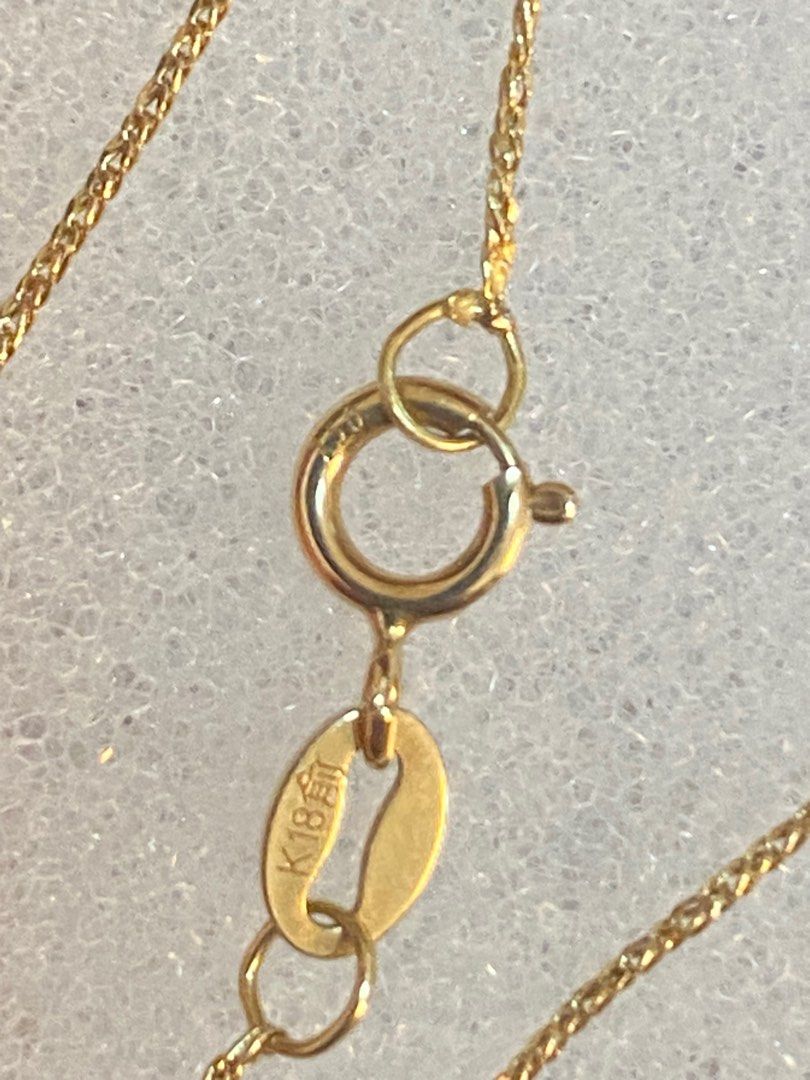 K18 Japan Gold Neclace, Women's Fashion, Jewelry & Organizers, Necklaces on Carousell