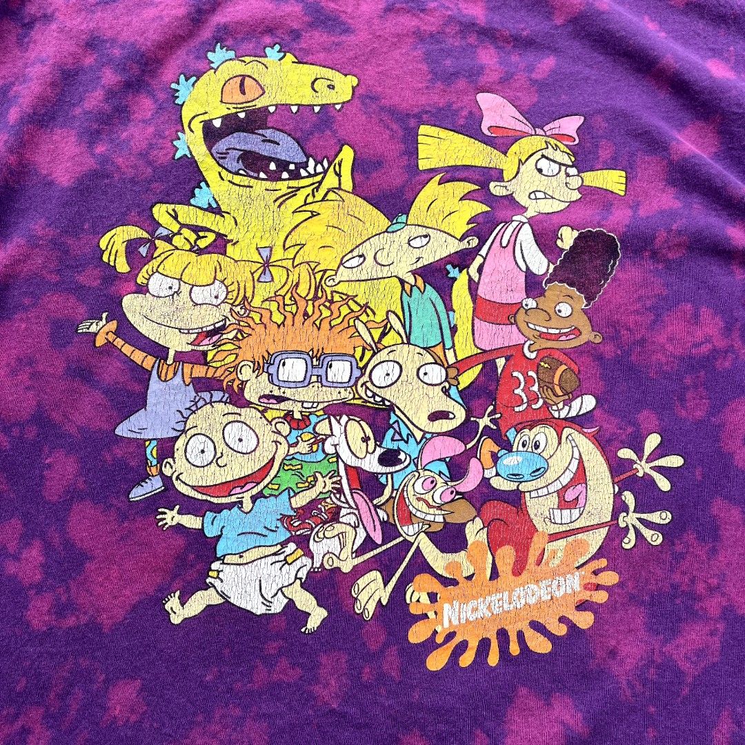 Kaos Nickelodeon Rugrats Hey Arnold official, Fesyen Pria, Pakaian ...