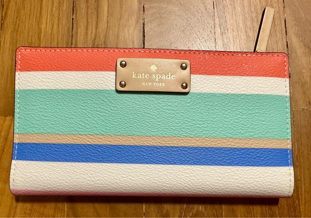 Kate Spade Long Wallet, Luxury, Bags & Wallets on Carousell