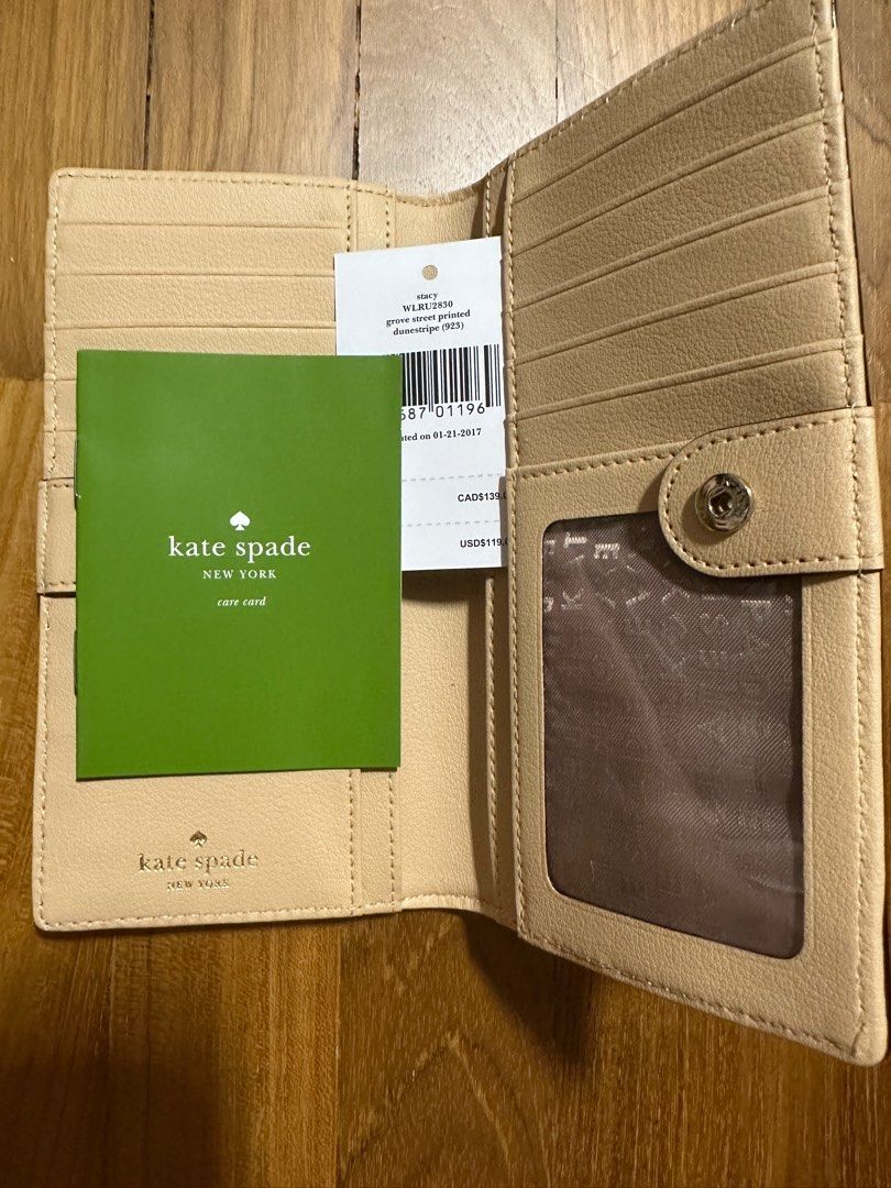 Kate Spade Long Wallet, Luxury, Bags & Wallets on Carousell