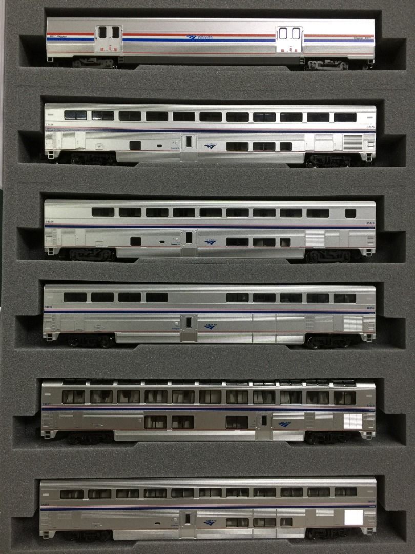 KATO N-GAUGE 10-1788 10-1789 ALC-42 & Superliner Amtrak Superliner I ...