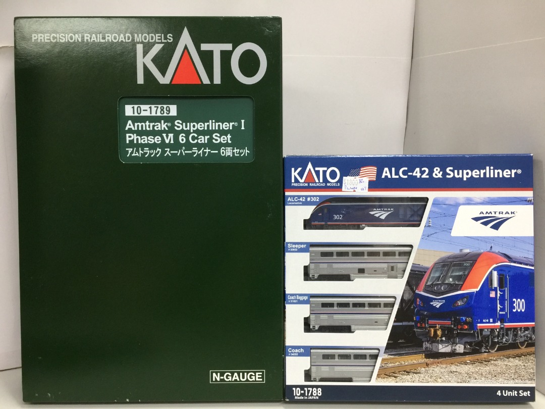 KATO N-GAUGE 10-1788 10-1789 ALC-42 & Superliner Amtrak Superliner I ...
