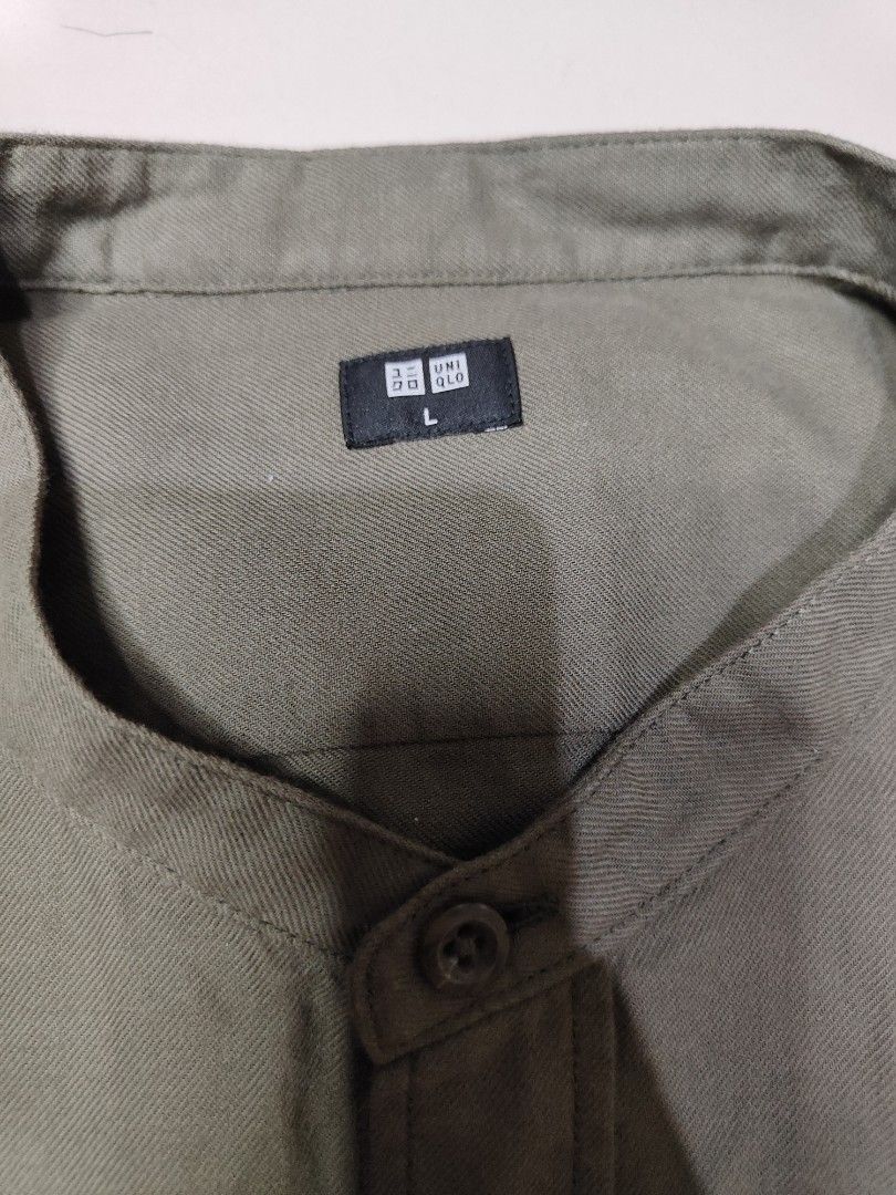 Kemeja Uniqlo Ori BARU (belum pernah dopaka), Fesyen Pria, Pakaian ...