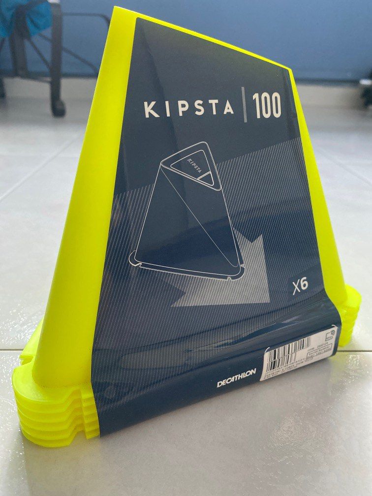 KIPSTA Decathlon Essential Cones - 15cm yellow, Sports Equipment ...