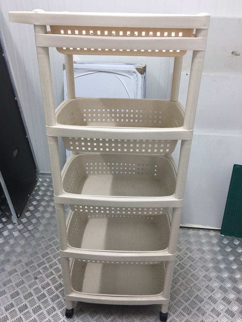 Kitchen trolley 5-layer, Furniture & Home Living, Bathroom & Kitchen ...