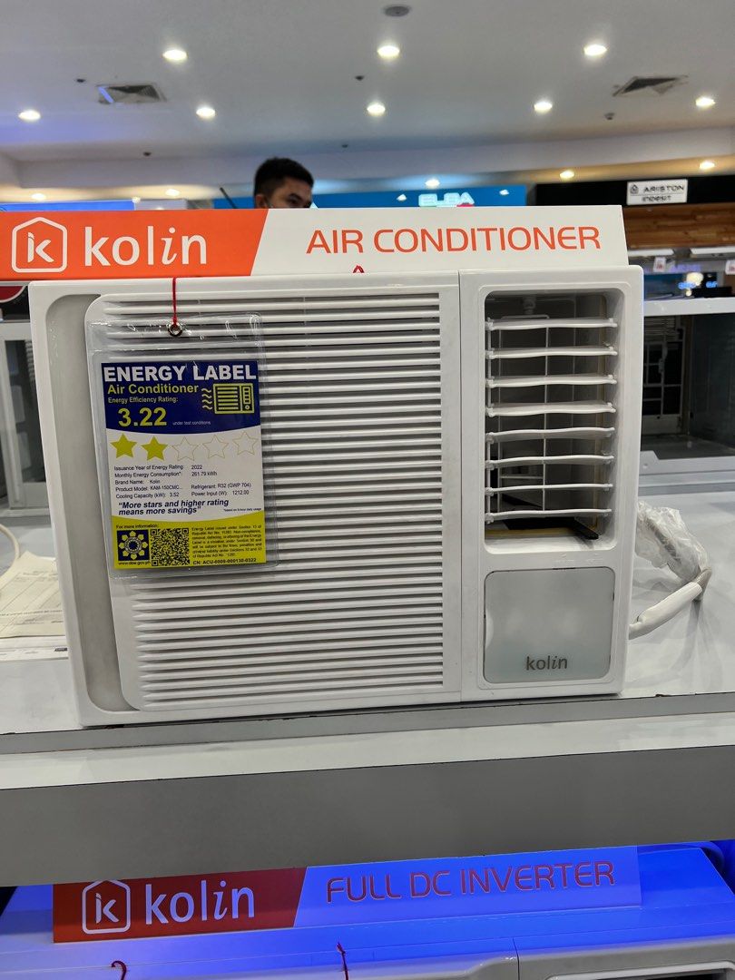 Kolin Window Type Aircon, TV & Home Appliances, Air Conditioning and ...