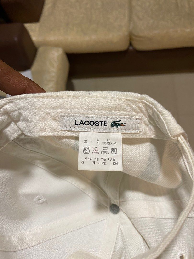LACOSTE CAP ORIGINAL, Men's Fashion, Watches & Accessories, Caps & Hats ...