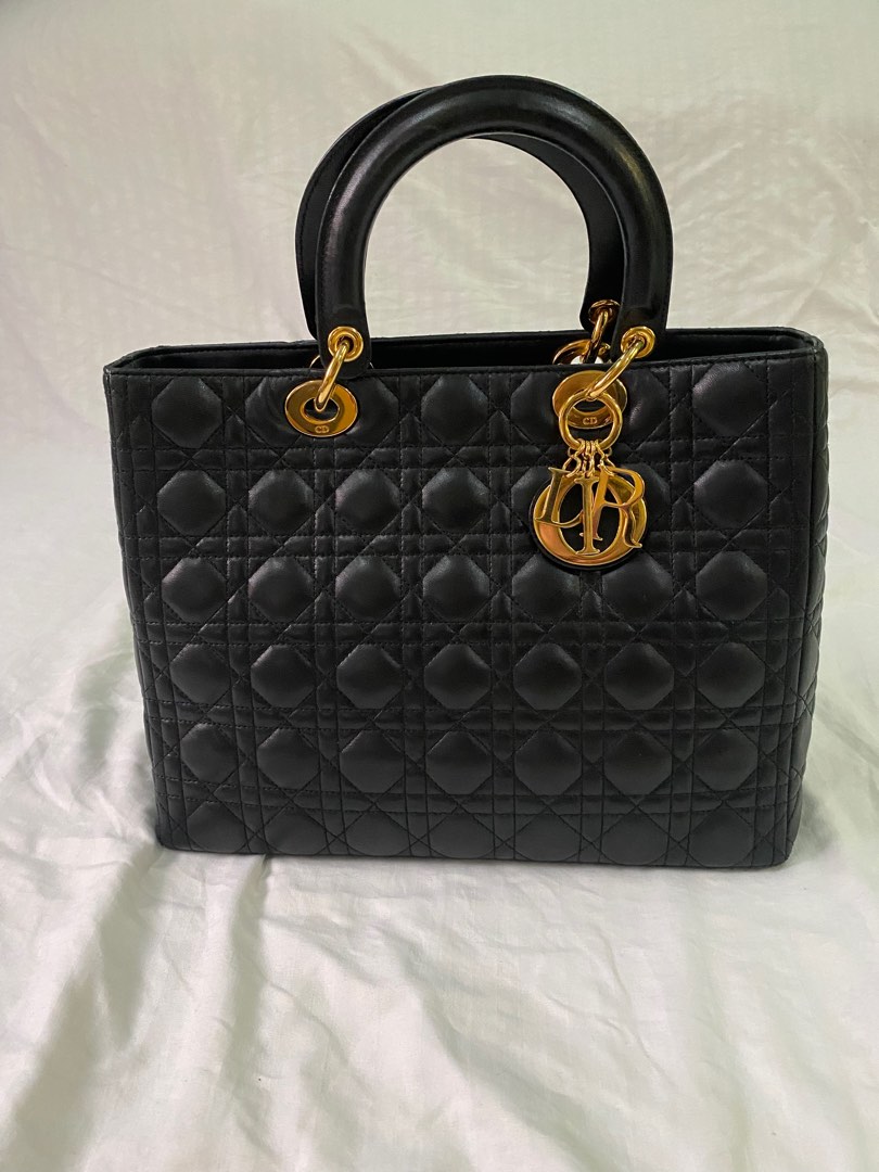 Lady Dior Large, Luxury, Bags & Wallets on Carousell