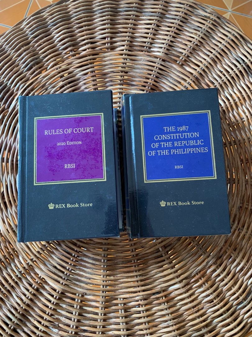 Law Books - Rules of Court, 1987 Constitution, Hobbies & Toys, Books ...