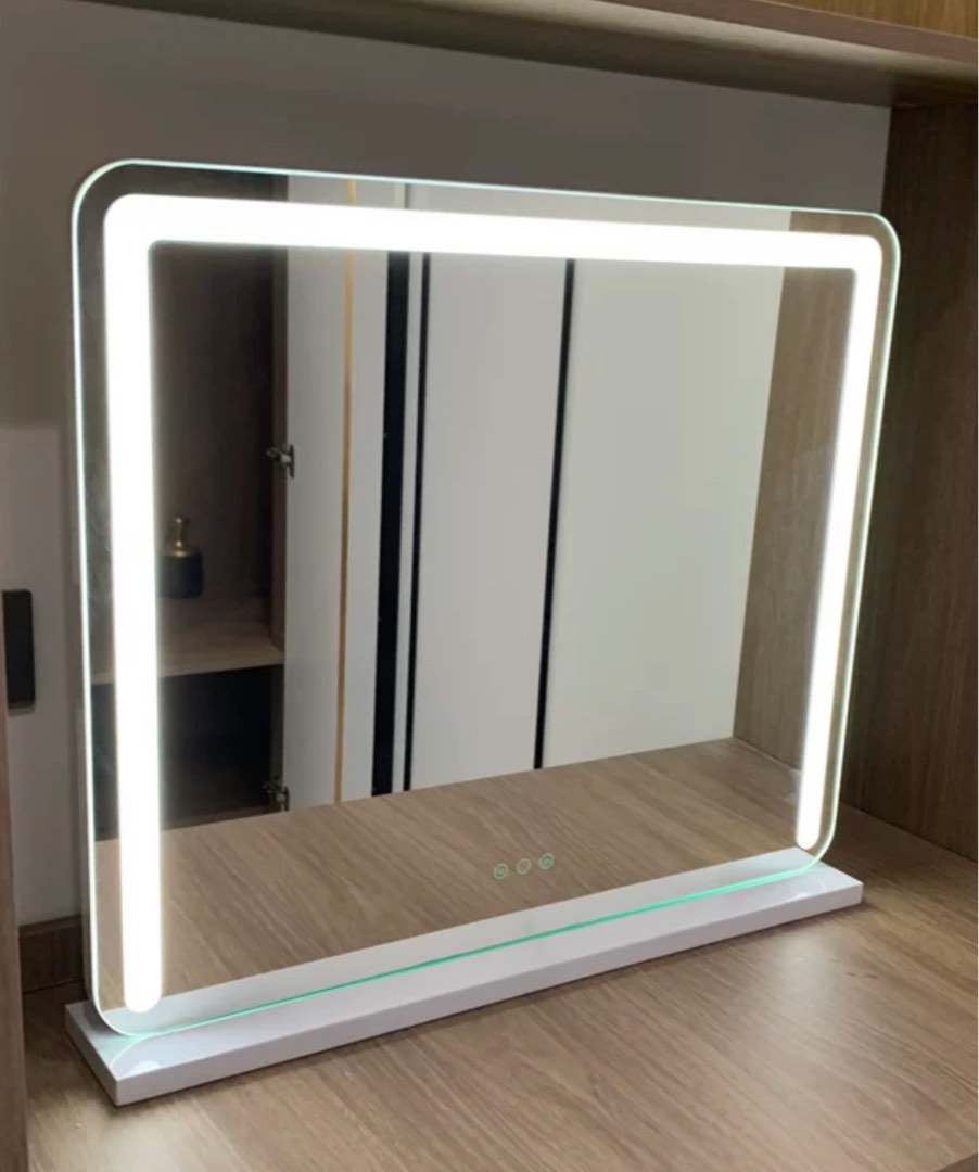 LED Mirror with 3 lighting colour, Furniture & Home Living, Home Decor ...