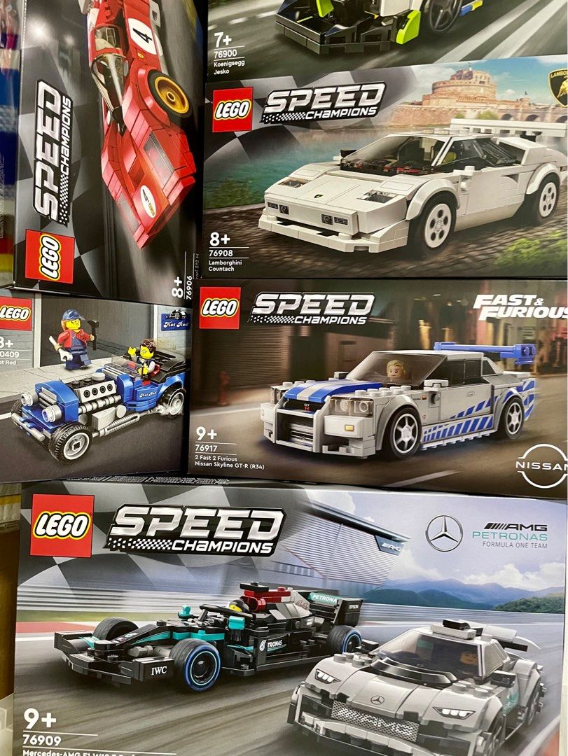 Lego 76917 Speed Champion Nissan Skyline Car Ford 76905 Mercedes 76909 ...