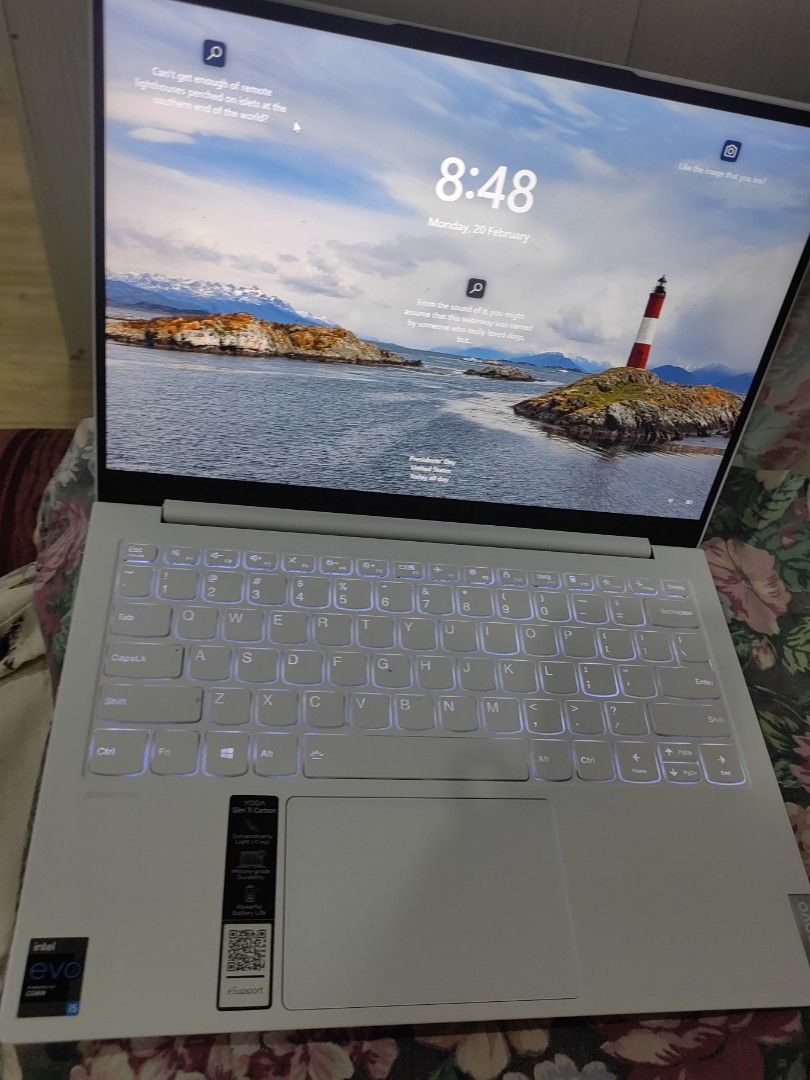 Lenovo Yoga Slim Carbon White Computers Tech Laptops Notebooks On Carousell