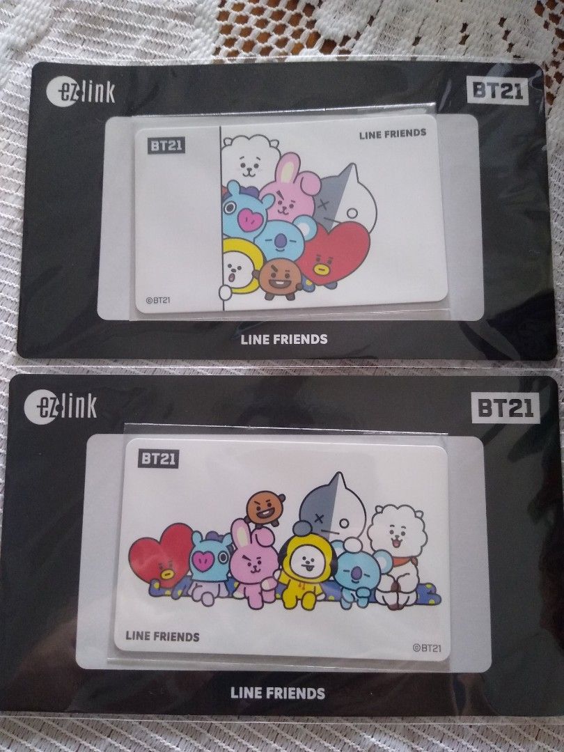 LIMITED EDITION 2019 BT21 Line Friends Ez-link card, Hobbies & Toys ...