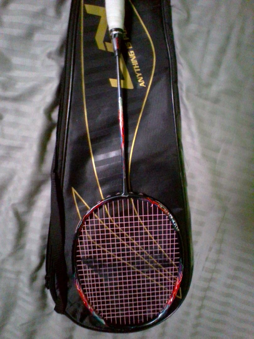 lining Axforce 90 max tiger, Sports Equipment, Sports & Games, Racket ...