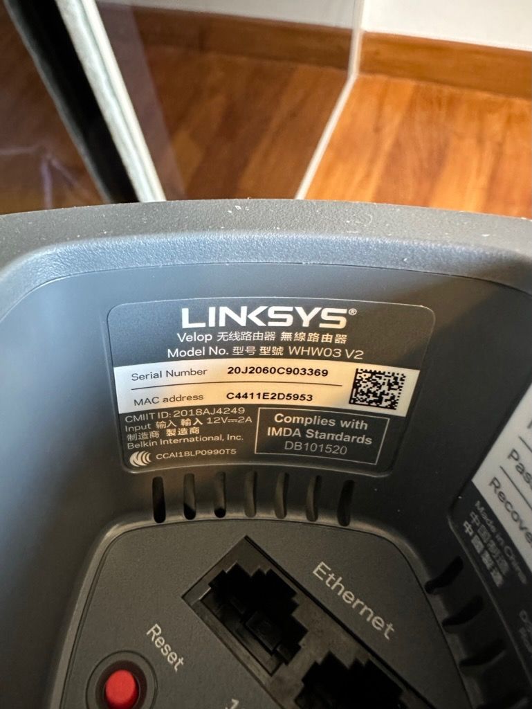 LINKSYS Velop Whole Hole WiFi Mesh, 3*AC1200 / AC6600, Computers & Tech, Parts & Accessories ...