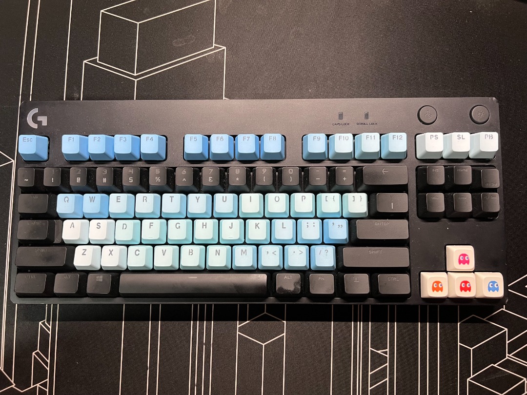 Logitech G Pro Tenkeyless Mechanical Gaming Keyboard (blue swtich ...