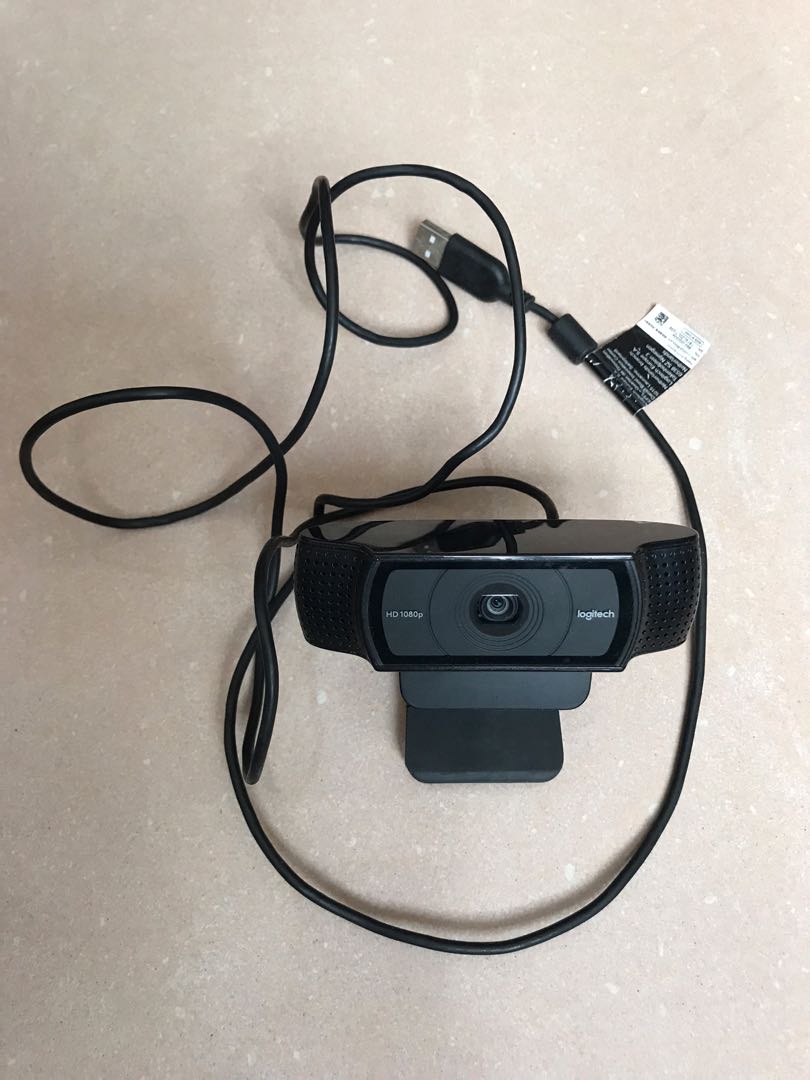 Logitech HD 1080p WebCam, 電腦＆科技, 電腦周邊及配件, 網絡攝影機 - Carousell