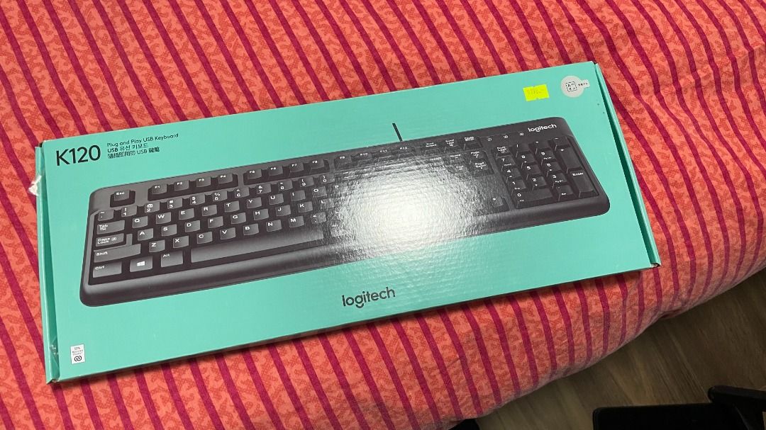 Logitech K120 USB keyboard, 電腦＆科技, 電腦周邊及配件, 電腦鍵盤及相關產品 - Carousell