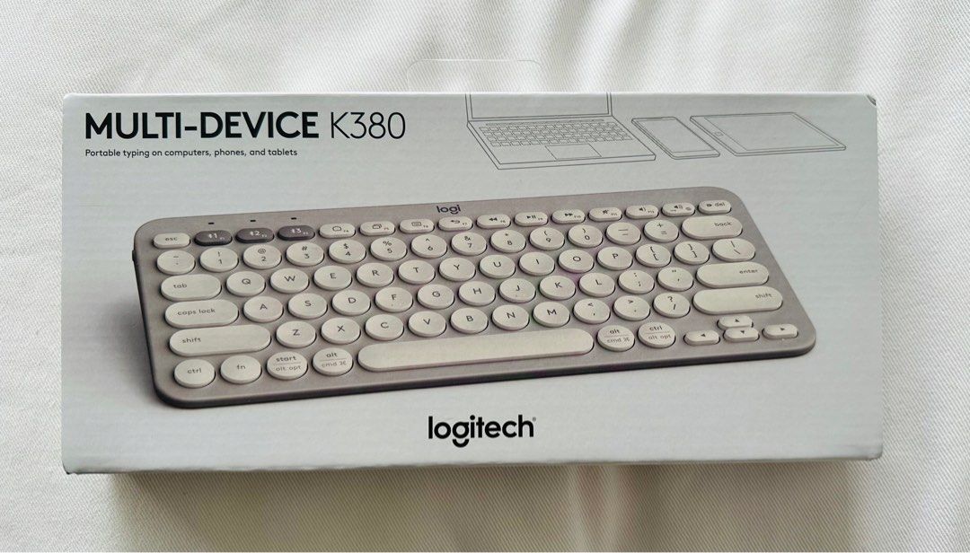 Logitech K380 Multi-Device Bluetooth Keyboard, Computers & Tech, Parts ...