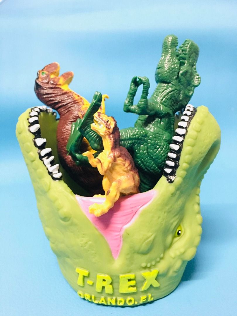 Look Inside T-Rex Book with T-Rex Pencil Holder Bundle, Hobbies & Toys ...