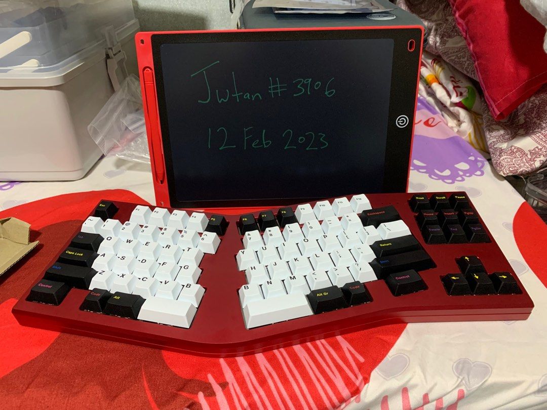 LZ Erghost CL ergo tkl custom mechanical keyboard, Computers & Tech ...