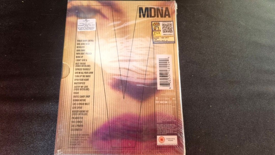 MADONNA-MDNA World Tour (DVD), Hobbies & Toys, Music & Media, CDs ...