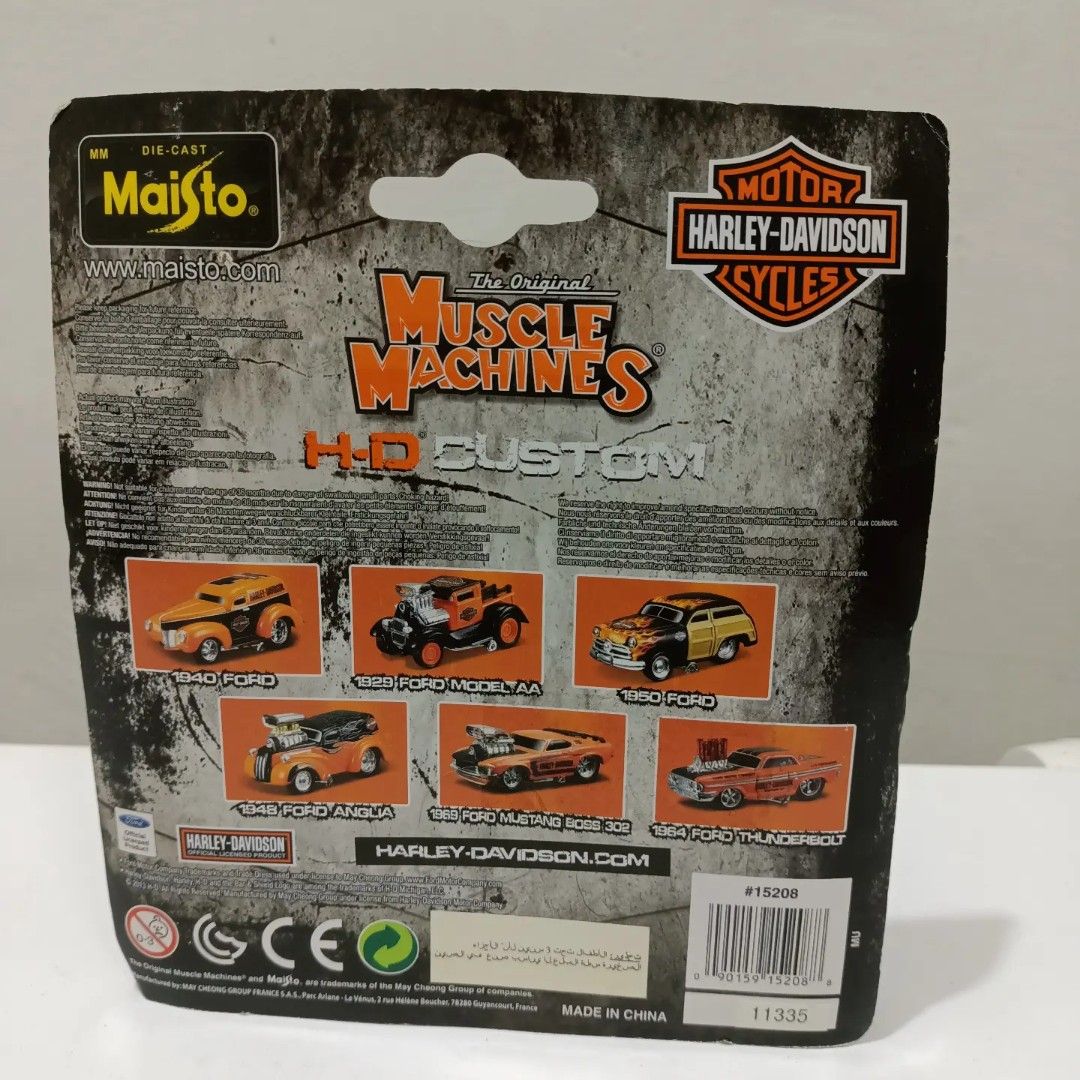 MAISTO HD CUSTOM 1969 FORD MUSTANG BOSS 302, Hobbies & Toys, Toys ...