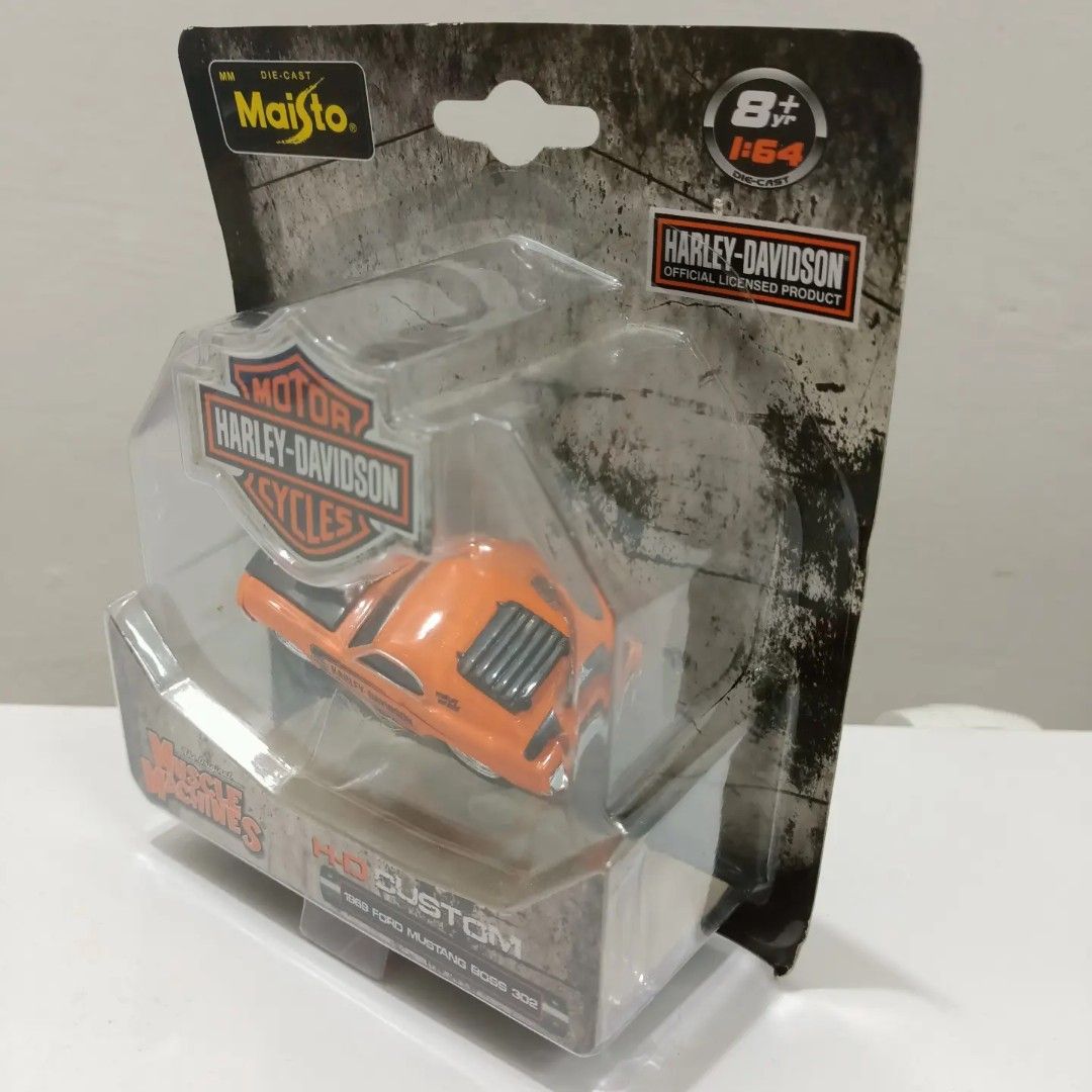 MAISTO HD CUSTOM 1969 FORD MUSTANG BOSS 302, Hobbies & Toys, Toys ...