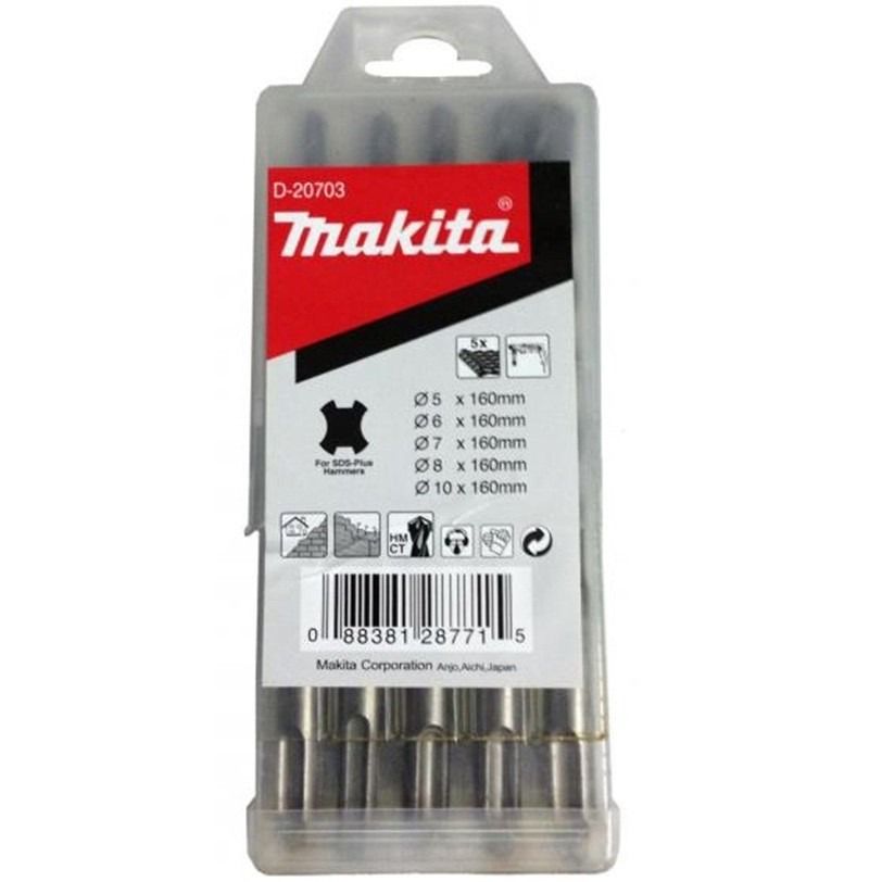 Makita D-20703, 5Pcs Japan SDS PLUS Drill Bit Set, Furniture & Home ...