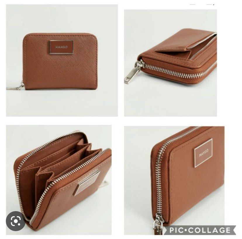 Mango Brown Wallet, Women's Fashion, Bags & Wallets, Wallets & Card ...