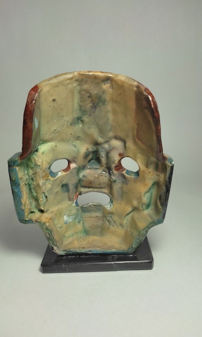 Mayan Death Mask Semiprecious Stone, Hobbies & Toys, Memorabilia ...